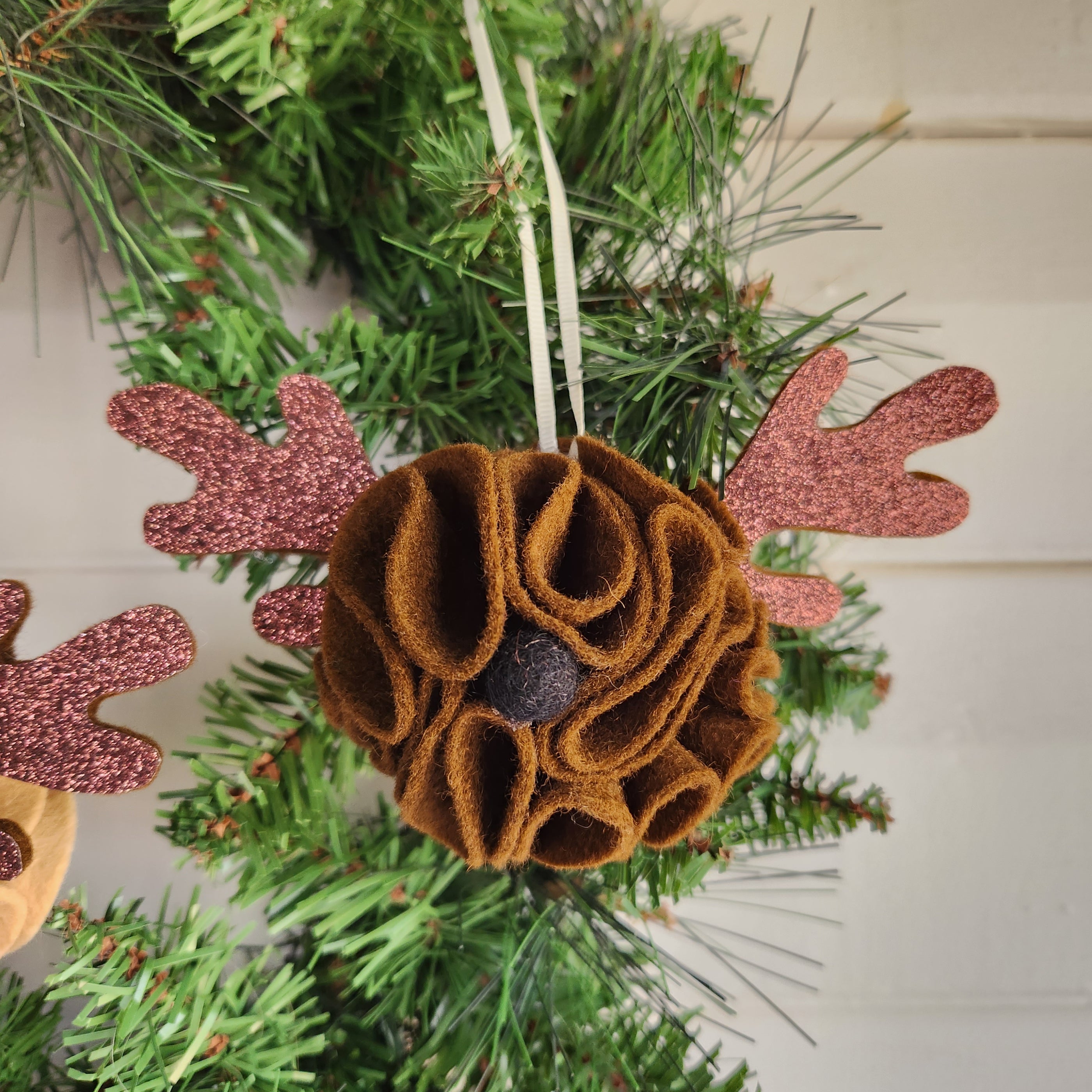 My Felt Lady Wool Felt Reindeer Ornament FREE PDF Download Pattern