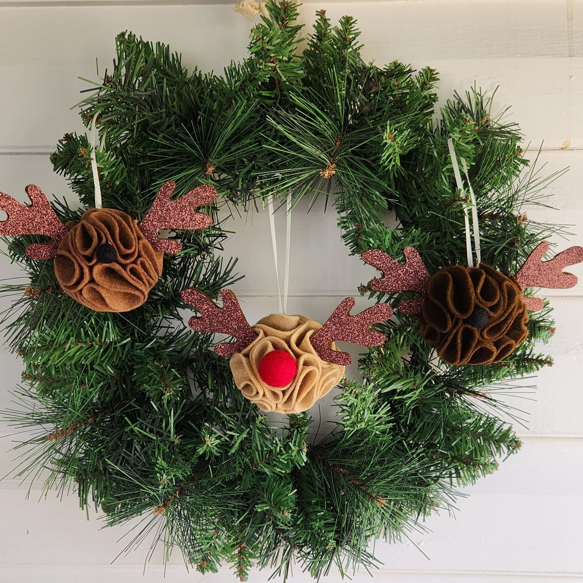 My Felt Lady FREE Wool Felt Reindeer Ornament