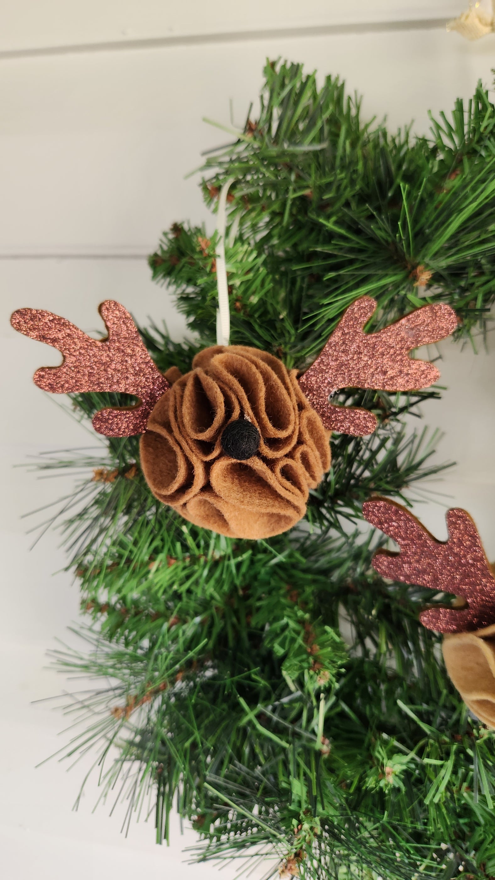My Felt Lady Wool Felt Reindeer Ornament FREE PDF Download Pattern