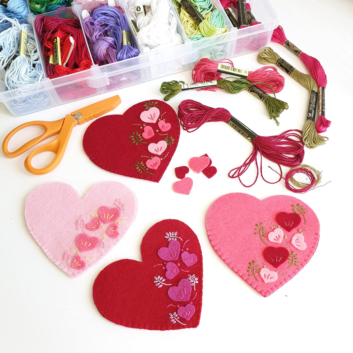 DIY Craft - My Felt Lady Heartfelt Wool Felt Bundle with Free Printed