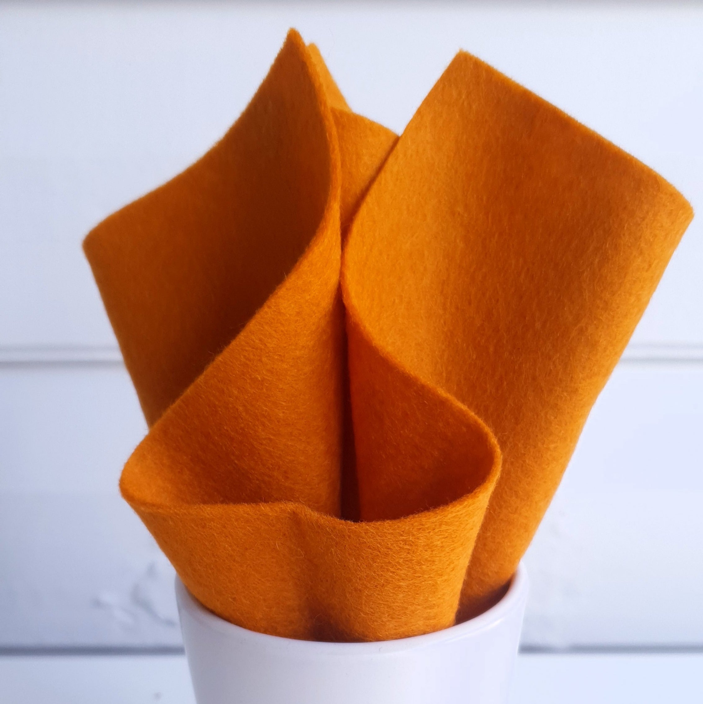 100% Wool Felt - Burnt Orange — My Felt Lady