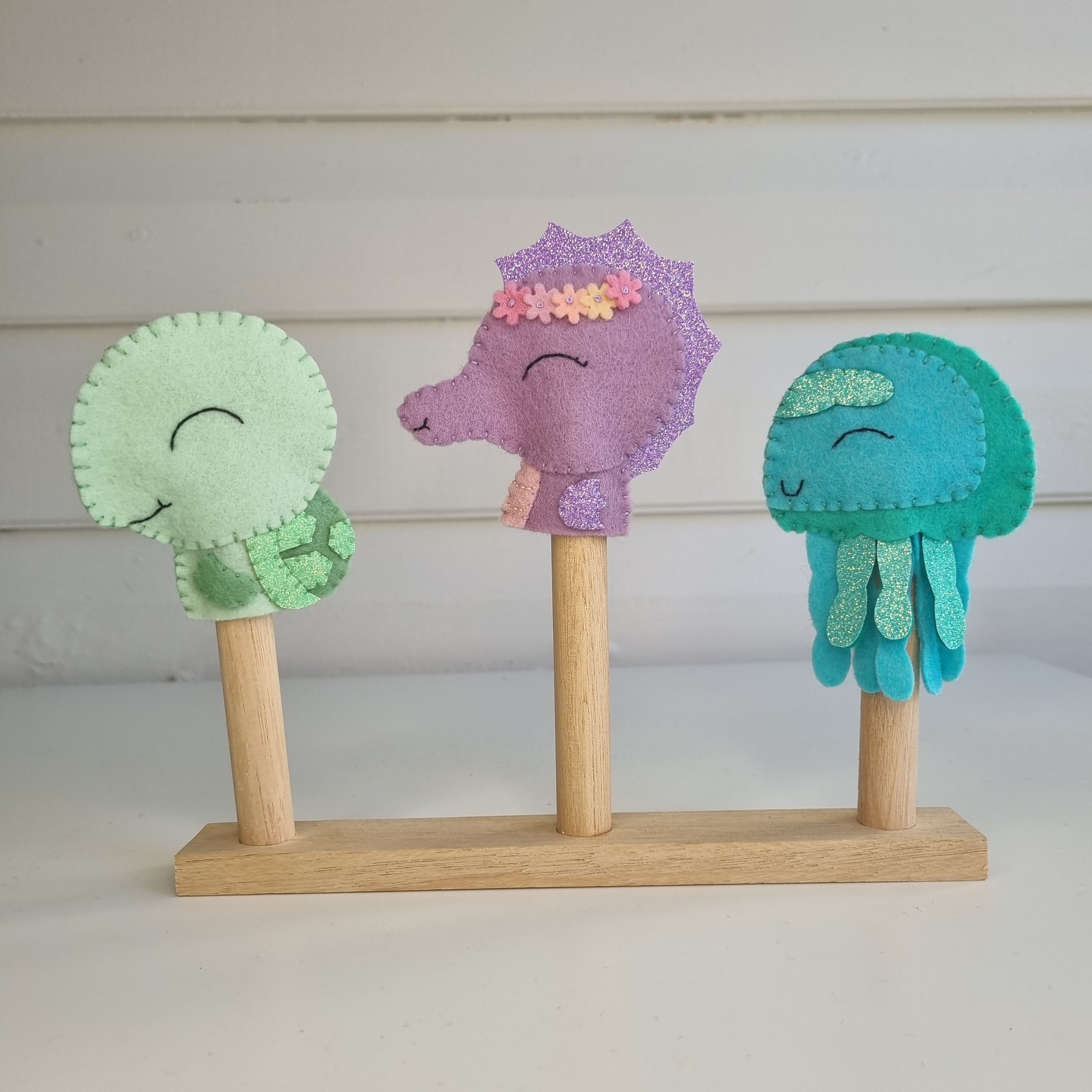 Into the Deep Finger Puppets Set 1 PDF Download — My Felt Lady