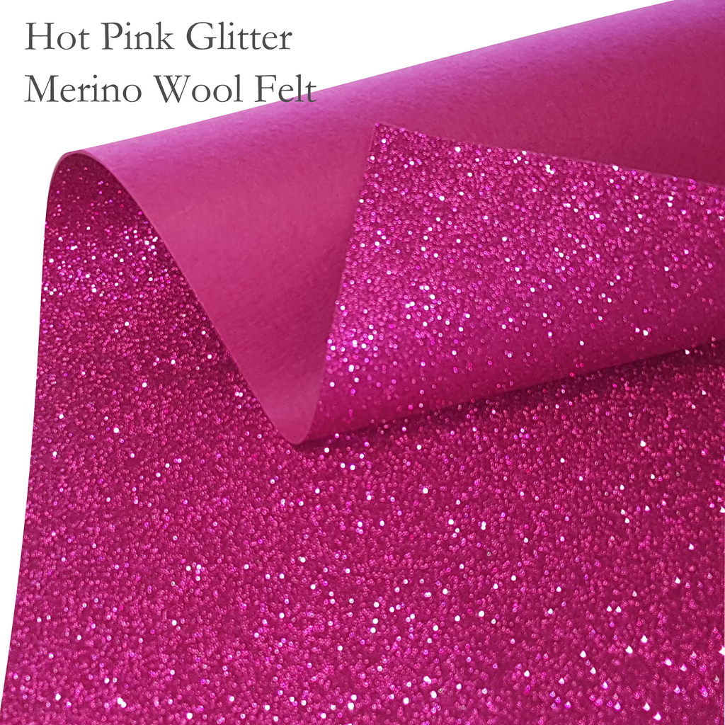 All Glitter Wool Felt — My Felt Lady