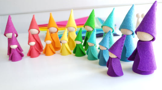 My Felt Lady Wooden Peg Doll Clothing PDF Download Sewing Pattern