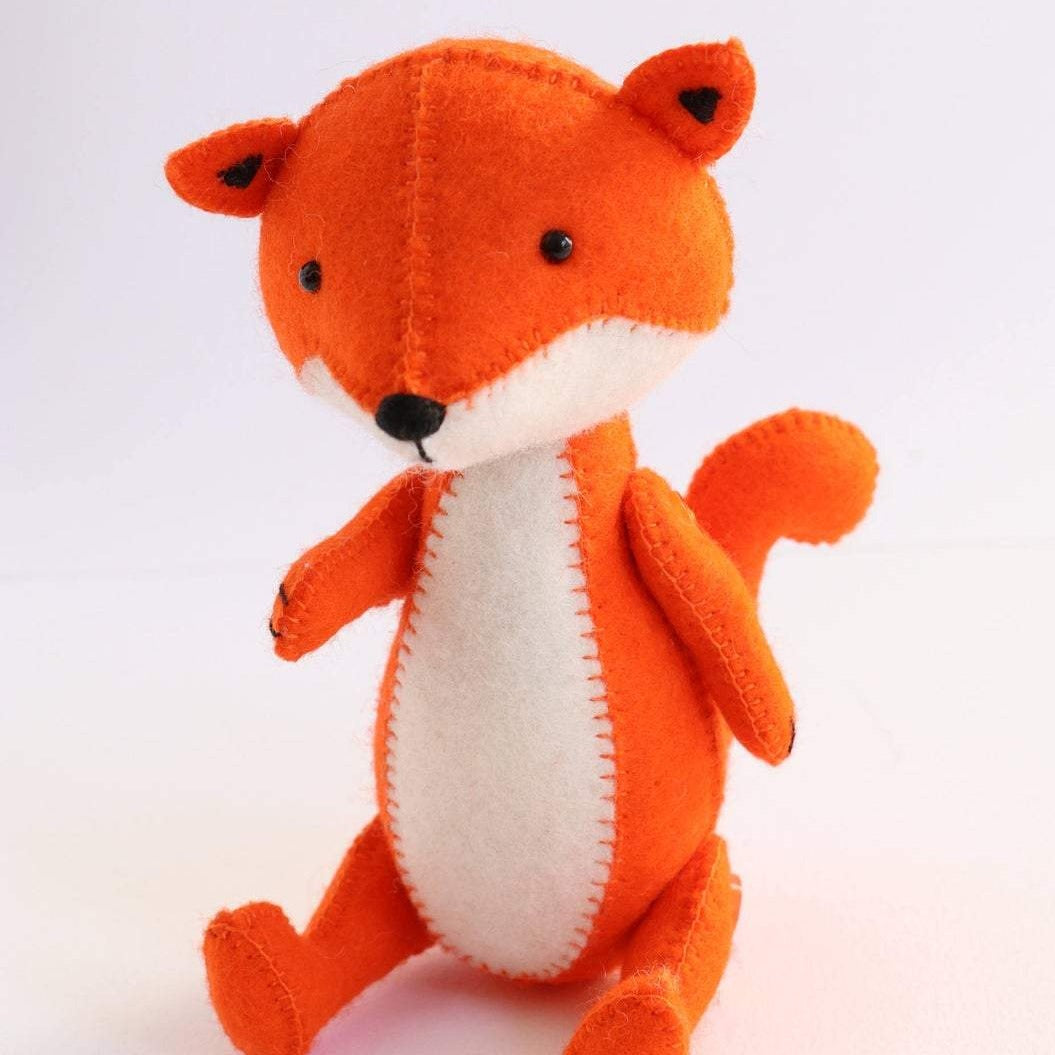 Ric Rac F is for Fox Hard Copy Sewing Pattern — My Felt Lady