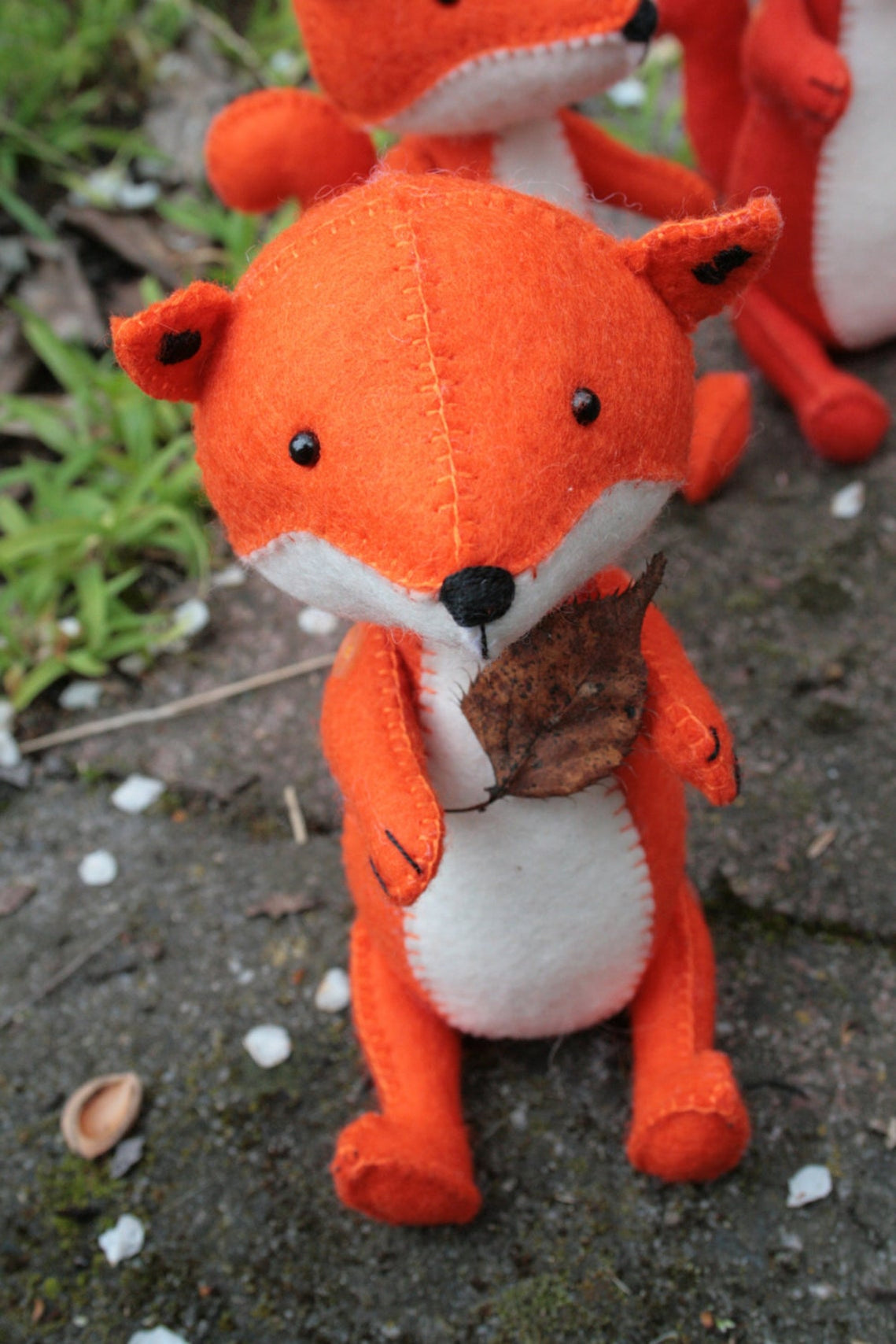 Ric Rac F is for Fox Hard Copy Sewing Pattern — My Felt Lady